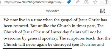 Was There Really A Great Apostasy? – JLLDS Ministries